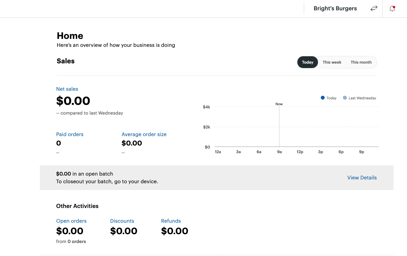 Clover online ordering integration
